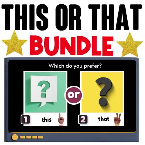 Back to School, Icebreaker for First Day of School, This or That