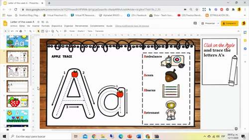 #dollardeal Letter of the Week -- Letter Aa Digital Activity | TPT