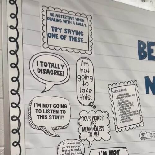 Anti-Bullying Bulletin Board | TPT