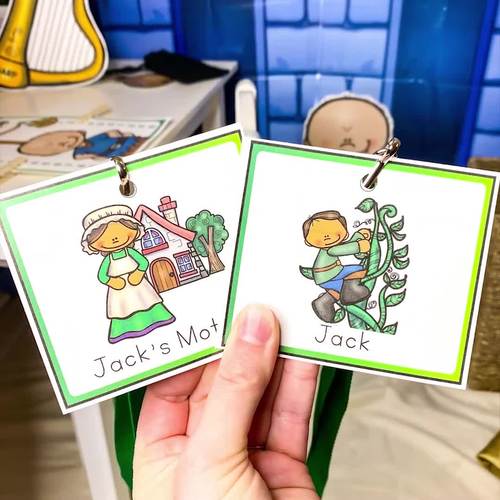 "Jack and the Beanstalk" Dramatic Play with Retelling Cards by Turner Tots