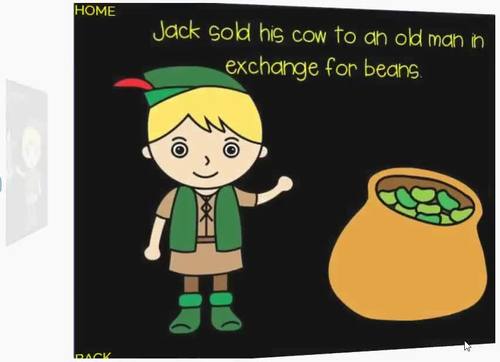 Jack and the Beanstalk CVI Simple Story BOOM CARDS™ and PDF | TPT