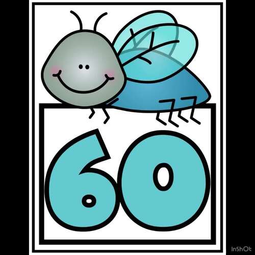 Spring Fly Counting by 10s Posters & Pocket Chart Cards by The ...