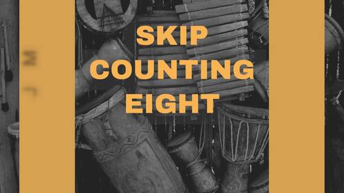 Skip Counting by 8 Song | Multiplication Intervention | Middle School Math