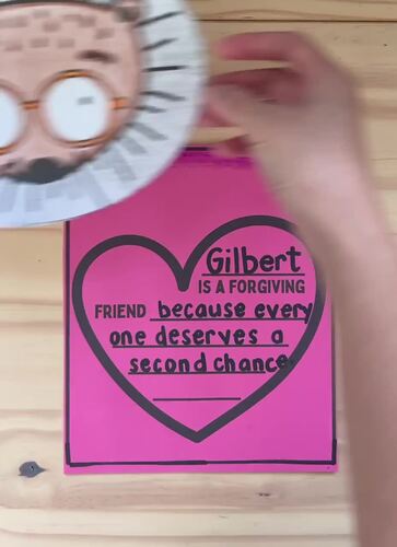 Roses are Pink, Your Feet Really Stink SEL Book Craft-Valentine Book Craft