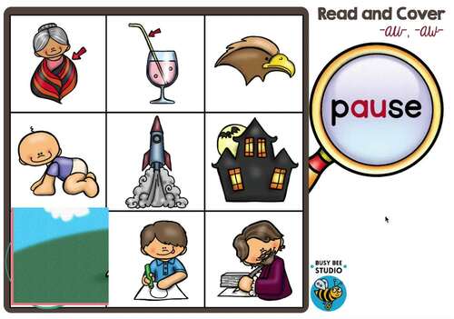 Thanksgiving Vowel Diphthongs Boom Cards | AU AW OU OW OO OI OY Games