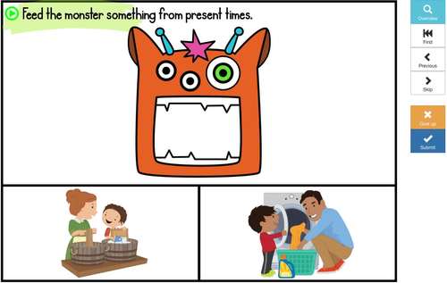 Then and Now | BOOM CARDS™ by Teaching Literacy | TPT