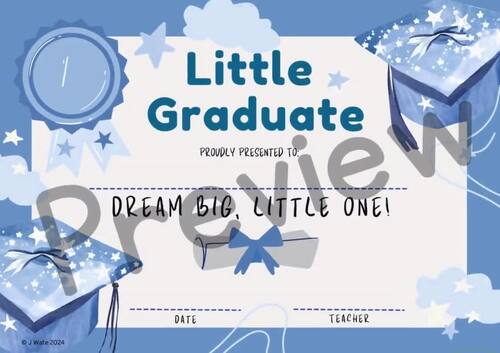 End of Year Awards Graduation Certificates & Editable Kindergarten ...