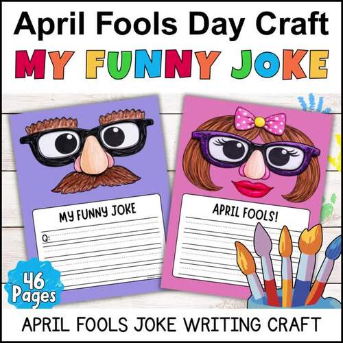 April Fools Day Craft | April Fools Joke Writing Craft | April Prank ...