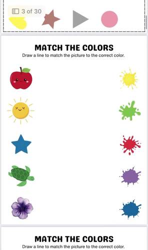 Color Matching Practice Worksheets | Learning Colors Activities ...