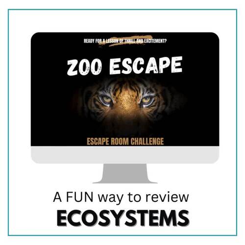 Grade 4 Ecosystems Activity Escape Room Science Lesson by The Animated ...