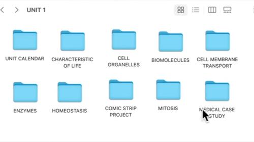 Cell Biology and Data Analysis (NGSS-Biology Unit on Cells) | TPT
