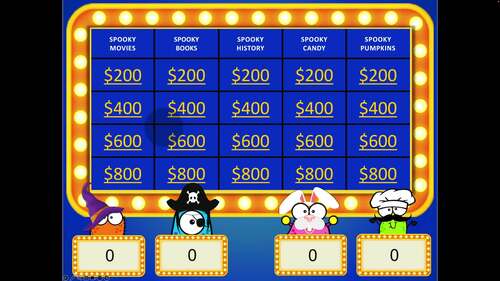 Halloween Trivia Game Show | Interactive Holiday Quiz with Sound Effects