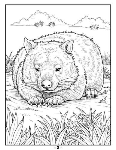 realistic coloring pages for adults animals
