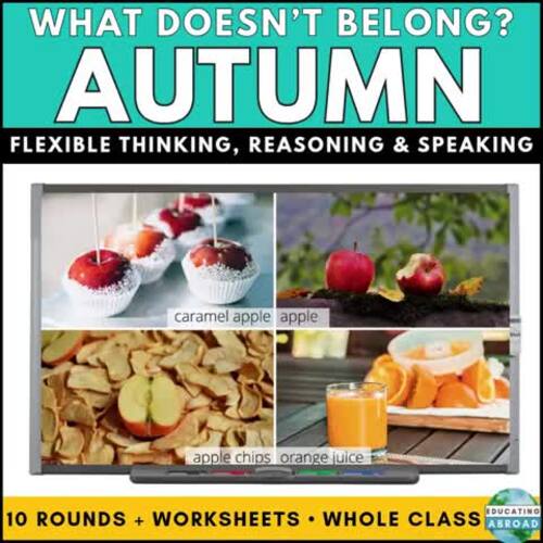 What Doesn’t Belong Autumn | Fall Activity for Verbal Reasoning ...