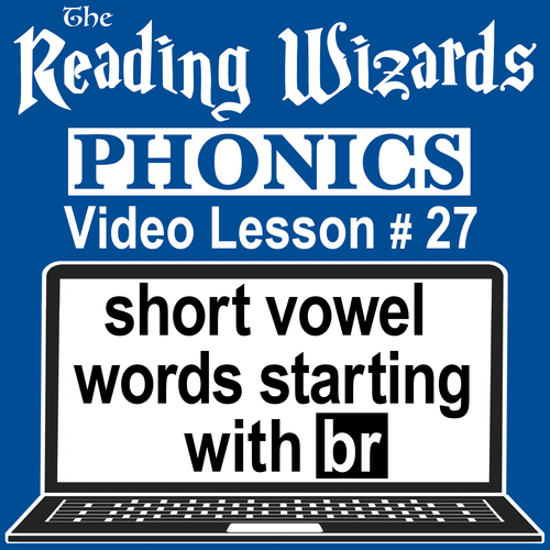 Phonics Video/Easel Lesson - Words Beginning With BR - Reading Wizards #27