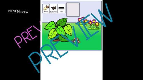 Butterfly Interactive & Adaptive Book & Unit|Autistic | Special Needs ...