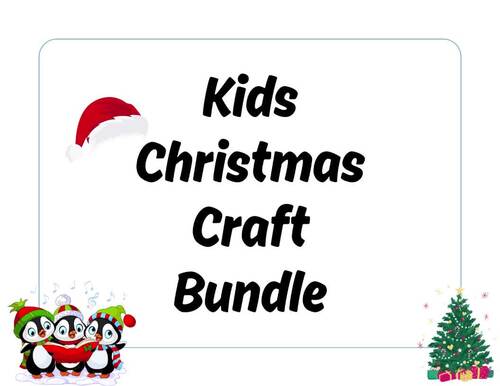 Kids Printable Christmas Activities, Printable Christmas Kids Craft ...