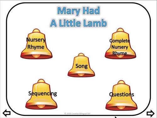 Interactive Nursery Rhyme - Mary Had A Little Lamb by Culturally ...
