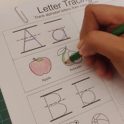 Alphabet Tracing Cards A–Z | Trace and Find Letter | Printable Alphabet ...