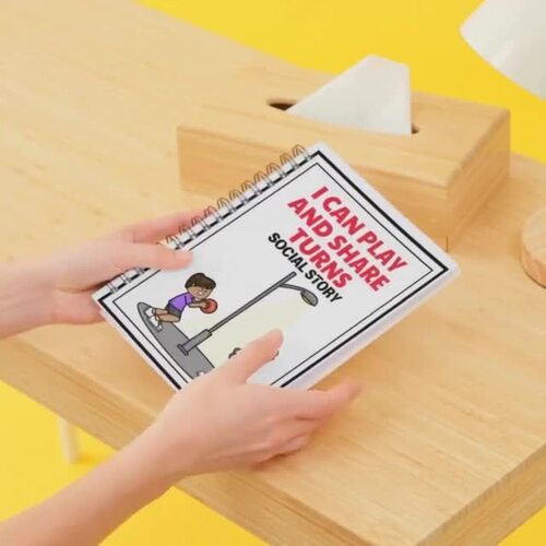 Taking Turns Social Story W/ Poster & Reflection Sheet SEL Autism ...