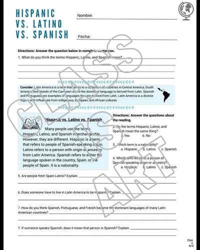 Bell Ringer Bundle (Spanish) by Class is Art | TPT