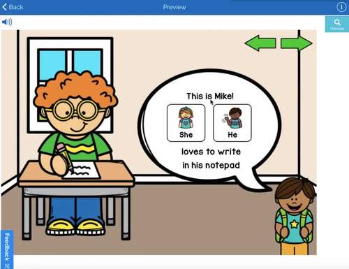 Meet my Friends Personal Pronouns Boom Cards by Little Beacon | TPT