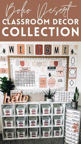 Boho Classroom Decor Bundle | Classroom Decor Bundles | Room Decor ...