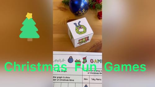 Christmas Fun Maths Games - Bar Graphs & Tally Charts by Owlet Learning
