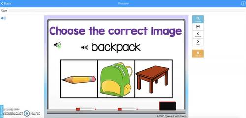 Classroom Objects Boom Cards™️ AUDIO by Sprinkle it with French | TPT