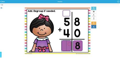 2-Digit Addition Regrouping Boom Cards by Second Grade Smiles | TPT