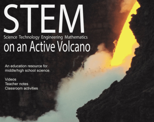 STEM on an Active Volcano (Science, Technology, Engineering and Maths)