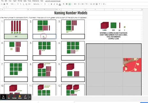 Winter Themed Naming Number Models Mystery Picture Digital by Learning ...