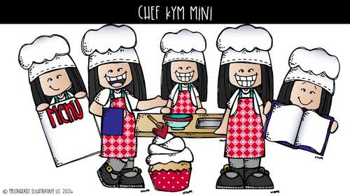 Chef clip art, Kym, Melonheadz Characters Mini by Melonheadz Clipart