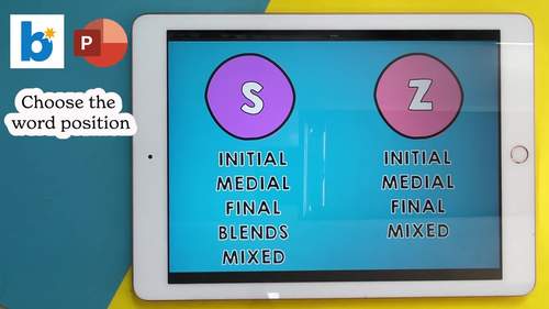 s & z Color By Speech Artic Game Easter Theme Boom™ Card, PPT & Printable