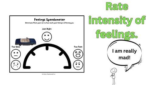 Coping Skills Tool Kit Using Toy Cars - Black & White Emojis - Self ...