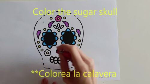 Sugar Skull 3D easy craft Día de Muertos Culture Hispanic heritage Day ...