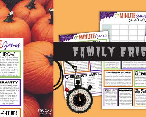 Halloween One Minute Games to Win, 16 Spooktacular Halloween Party Games