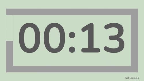 3 Minute Classroom Timer.zip by We're All Just Learning | TPT