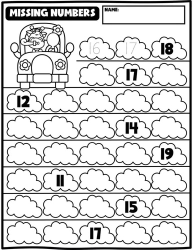 Teen Numbers: Compose and Decompose Worksheets for Kindergarten | TPT Teen Numbers: Compose and Decompose Worksheets for Kindergarten | TPT
