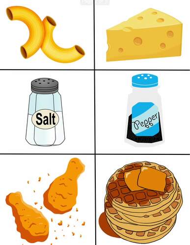 Partner Pairing Cards | Food by Copies and Chaos | TPT