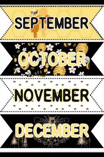 BUSY BEES Calendar/Classroom Kit by THE HIVE Creative Hub | TPT