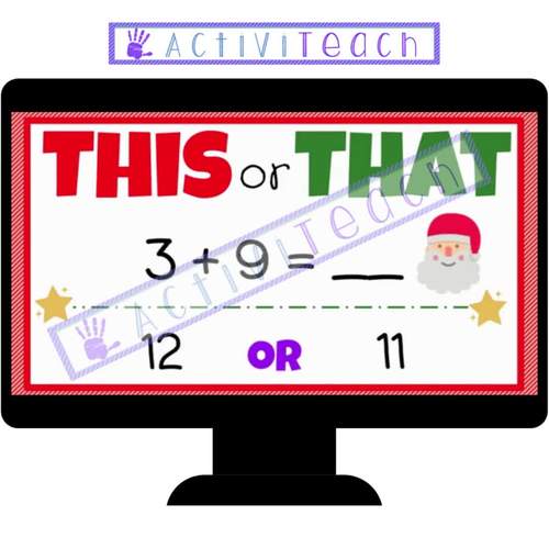 Christmas Addition and Subtraction Math Games | Basic Operations ...