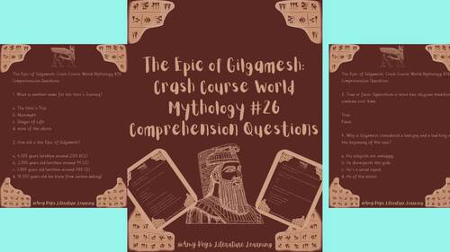 Epic of Gilgamesh Crash Course World Mythology #26 Video Questions ...