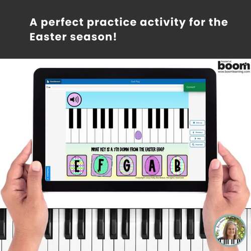 Easter Intervals BOOM™ Cards Activity - 6ths, 7ths and Octaves on the ...