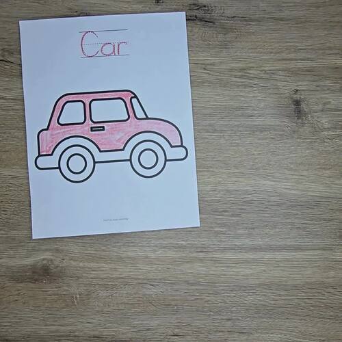 Vehicle Transportation Coloring Pages by HH Fun and Learning | TPT