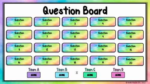 Linear Relations Review Game Show PowerPoint Math Activity 8th Grade ...