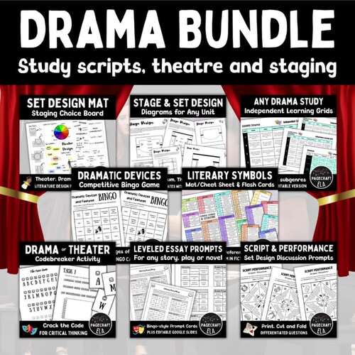 Essentials BUNDLE for Any Play in Drama, Theater, Literary Scripts and ...