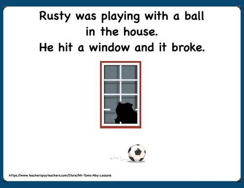 Learning Personal Accountability - Social Skills Behavior Story - SEL