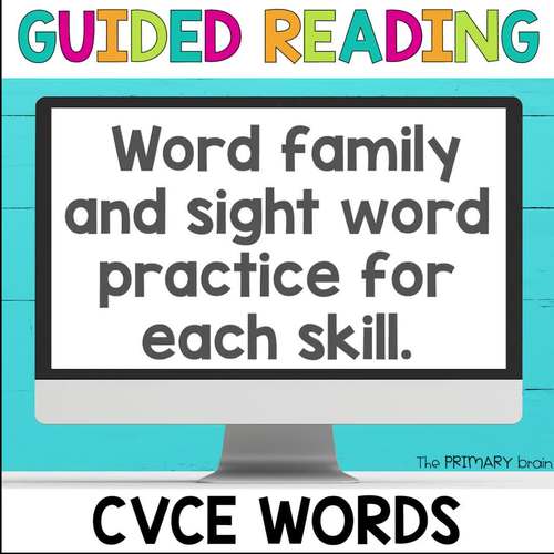 CVCE Guided Reading Books | Magic E Phonics Based Decodable Readers ...