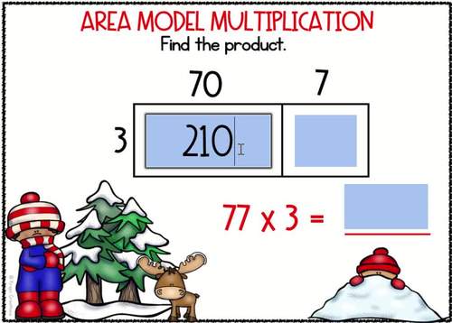 4th Grade January Math Activities - Digital and Printable Centers for ...